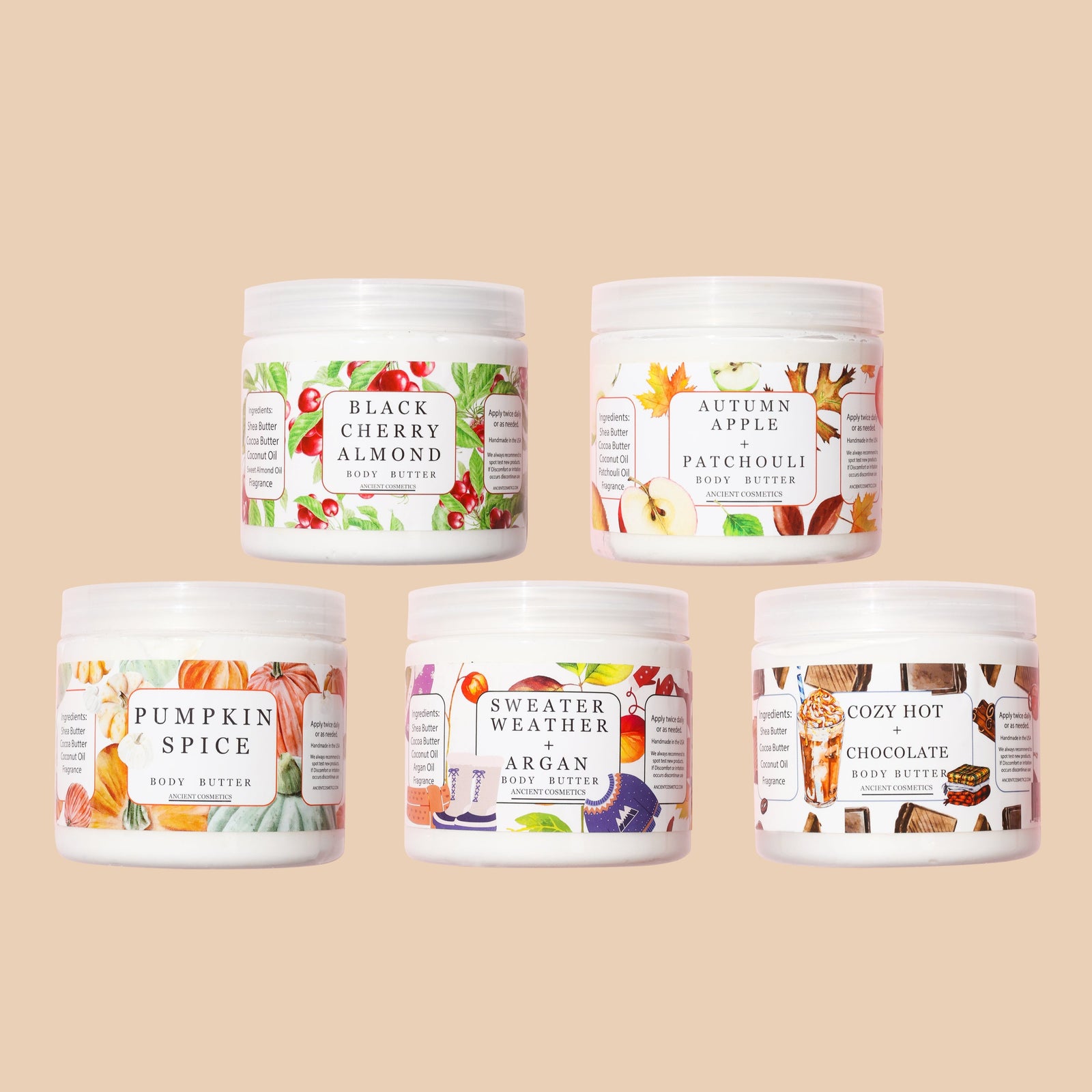 Cozy Up: 5-Pack Body Butter Bundle